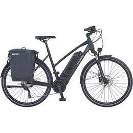 E-Bike Prophete "Entdecker PowerEdition" E-Bikes Gr. 52cm, 28 Zoll (71,12cm), schwarz Pedelec, Elektrofahrrad für Damen u. Herren