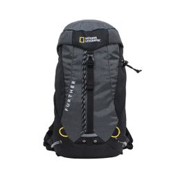 Cityrucksack National Geographic "Destination" Gr. B: 24 cm, grau Rucksäcke mit geräumigem Hauptfach