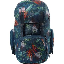 Laptoprucksack Nitro "Weekender" Gr. B/H/T: 30cm x 55cm x 23cm, bunt (tropical) Herren Rucksäcke Reiserucksack mit Laptopfach, Schulrucksack, Wanderrucksack