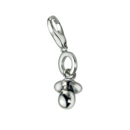 Charm-Einhänger Giorgio Martello MILANO "Schnuller, Silber 925" Charms silberfarben (silber) Damen