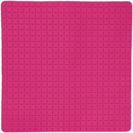 Duscheinlage MSV "Quadro Premium" Wanneneinlagen Gr. B/L: 54cm x 54cm, rosa mit Duft