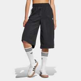 3/4-Hose adidas originals "WVN CAPRI SHORT" Gr. L, N-Gr, schwarz (black) Damen Hosen