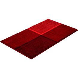 Badematte Grund Badematten Gr. rechteckig (70cm x 120cm),, rot