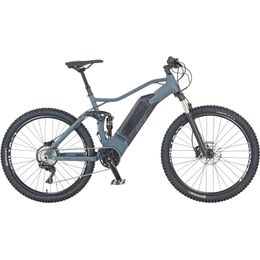 E-Bike Prophete "DICE 4.0" E-Bikes Gr. 48cm, 27,5 Zoll (69,85cm), grau (schwarz) Pedelec, Elektrofahrrad für Damen u. Herren, MTB