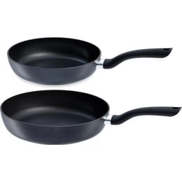 Pfannen-Set Fissler "Cenit", schwarz, Ø:28cm, Pfannen