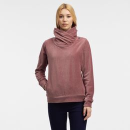 Sweatshirt Ragwear "ANABELKA CORDUROY" Gr. XL (42), lila (mauve) Damen Sweatshirts in gerippter Cord Optik