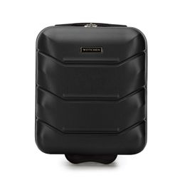 Handgepäckkoffer Wittchen "Travel Kollektion" Gr. 25 l, schwarz (black) Koffer Handgepäckkoffer