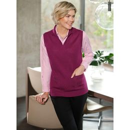 Pullunder Classic Basics "Pullunder" Gr. 54, lila (malve) Damen Pullover