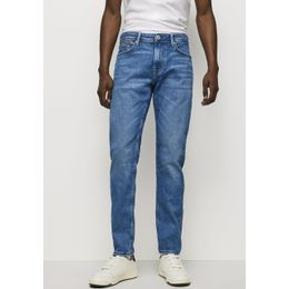 Slim-fit-Jeans Pepe Jeans "HATCH REGULAR" Gr. 33, Länge 34, blau (blau used), Herren, Denim/Jeans, Obermaterial: 99% Baumwolle, 1% Elasthan, Jeans, mit Stretchanteil