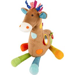 Greifspielzeug Sigikid "PlayQ, Spielkissen Giraffe" bunt Kinder