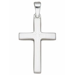 Adelia´s Ketten-Anhänger ADELIA´S "925 Silber Kreuz Anhänger" Schmuckanhänger Gr. Damen, Silber 925 (Sterlingsilber), silberfarben (silber) Damen Silberschmuck für & Herren