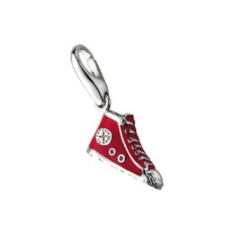 Charm-Einhänger Giorgio Martello MILANO "Turnschuh, Silber 925" Charms rot Damen