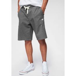 Sweatshorts OCEAN SPORTSWEAR "Athleisure Sweat Shorts - Relax Fit" Gr. XL (56/58), N-Gr, grau (dunkelgrau, meliert), Herren, Sweatware, Obermaterial: 60% Baumwolle, 40% Polyester, meliert, Hosen, Elastischer Hosenbund mit Kordelzug