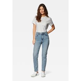 Mom-Jeans Mavi "STAR" Gr. 27, Länge 27, blau (bleached 90s) Damen Jeans Slim Mom