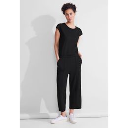 Overall Street One Gr. 42, EURO-Größen, schwarz Damen Overalls mit Eingriffstaschen