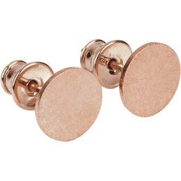 Paar Ohrstecker MODABILÉ "Schmuck Geschenk Silber 925 Ohrringe Circle Kreis rund" Gr. Silber 925 (Sterlingsilber), rosegold (roségoldfarben) Damen