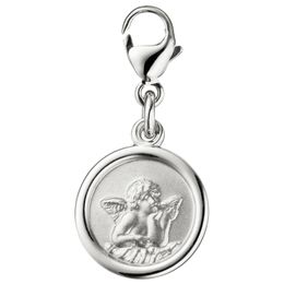 Charm Engel Jobo "Schutzengel" Charms silberfarben (silber 925) Damen 925 Silber