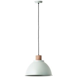 Pendelleuchte Brilliant "Erena" Lampen Gr. Ø 38cm, grün (hellgrün) Höhe 120 cm, Ø 38 E27, kürzbar, MetallHolz