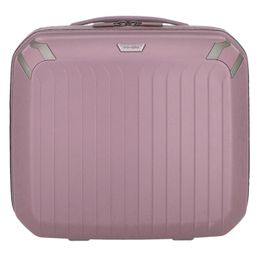 Beautycase Travelite "ELVAA" Gr. B/H/T: 36cm x 31cm x 19cm, rosa (rosé) Taschen Kosmetikkoffer Trolley-Aufsteckfunktion, passend dazu Koffer ELVAA