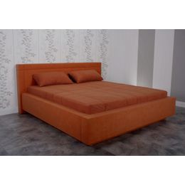 Tagesdecke Westfalia Schlafkomfort Tagesdecken Gr. B/L: 210cm x 220cm, orange (terrakotta)