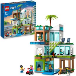 Konstruktionsspielsteine Lego "Appartementhaus (60365), Lego City" Spielbausteine bunt Kinder Made in Europe