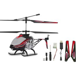 RC-Helikopter Jamara "RC Floater Altitude 2,4 GHz 3,5 Kanal" Fernlenkfahrzeuge schwarz (schwarz, rot) Kinder