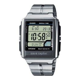 Funkchronograph CASIO FUNK "WV-59RD-1AEF", silber (silberfarben), Armbanduhren, Herren, Quarzuhr, Armbanduhr, Herren, digital, Stoppfunktion