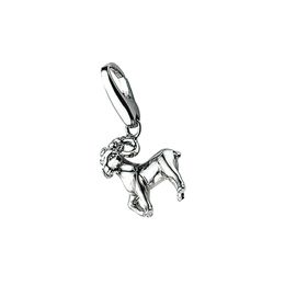 Charm Sternzeichen Giorgio Martello MILANO "Sterzeichen Widder, Silber 925" Charms silberfarben (silber) Damen