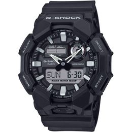 Chronograph Casio G-SHOCK Armbanduhren schwarz Herren Quarzuhr, Armbanduhr, Herrenuhr, digital,Resinband,20 bar Wasserdichte