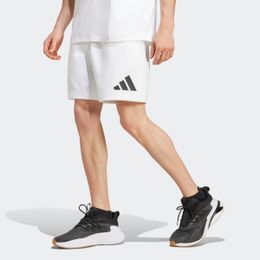 Shorts adidas Sportswear "M Z.N.E. SHO", Herren, Gr. L, N-Gr, weiß, Obermaterial: 57% Polyester, 43% Baumwolle, sportlich, Hosen