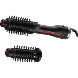 Warmluftbürste Rowenta "Rowenta x Karl Lagerfeld CF961L K/Pro Stylist" Multihaarstyler rot (schwarz, rot) rotierend, zwei Bürsten, für alle Haartypen, trocknen & stylen