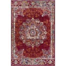 Teppich Hanse Home "Maderno" Teppiche Gr. B: 200cm, 8mm, L: 280cm, rot Läufer, Orientalisch, Kurzflor, Wohnzimmer, Schlafzimmer, Esszimmer