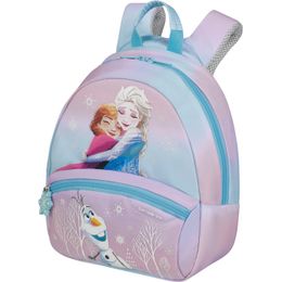 Kinderrucksack Samsonite "Disney Ultimate 2.0, S, Frozen" Gr. B/H/T: 23,5cm x 28,5cm x 13,5cm, bunt (frozen), Kinder, Polyester, Rucksäcke, Kindergartenrucksack Kinderfreizeitrucksack Kinder-Backpack