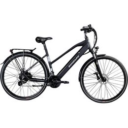 Zündapp E-Bike ZÜNDAPP "Z810" E-Bikes Gr. 50cm, 28 Zoll (71,12cm), schwarz Pedelec, Elektrofahrrad für Damen