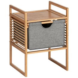 Beistelltisch Wenko "Bahari" Tische Gr. B: 40cm, beige (natur) BxTxH: 40x40x56 cm, aus Bambus