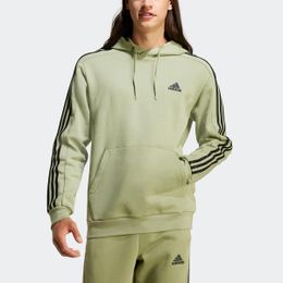 Kapuzensweatshirt adidas Sportswear "ESSENTIALS 3STREIFEN HOODIE" Gr. 4XL, grün (tent green f16) Herren Sweatshirts