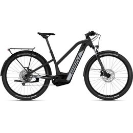 E-Bike GHOST "E-Teru B Advanced EQ" E-Bikes Gr. 38cm, 27,5 Zoll (69,85cm), grau (dunkelgrau, hellgrau) Pedelec, Elektrofahrrad für Damen u. Herren, MTB