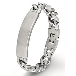 Edelstahlarmband Amor "9296422" Armbänder Gr. Edelstahl, silberfarben (edelstahlfarben) Herren