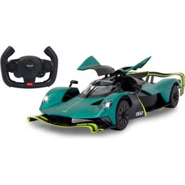 RC-Auto Jamara "Aston Martin Valkyrie AMR Pro, dunkelgrün, 2,4GHz, Tür manuell" Fernlenkfahrzeuge grün (dunkelgrün) Kinder mit LED Beleuchtung