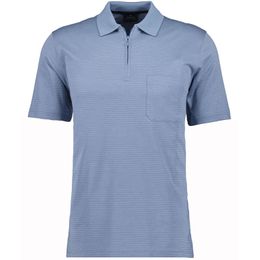 Poloshirt Ragman Gr. L, blau (blau, 717), Herren, Baumwollmischung, Shirts