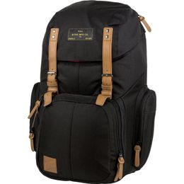 Laptoprucksack Nitro "Weekender" Gr. B/H/T: 30cm x 55cm x 23cm, schwarz (true black) Herren Rucksäcke Reiserucksack mit Laptopfach, Schulrucksack, Wanderrucksack