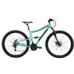 Mountainbike Bikestar Fahrräder Gr. 48cm, 29 Zoll (73,66cm), grün für Damen und Herren, Kettenschaltung