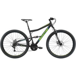 Mountainbike Bikestar Fahrräder Gr. 48cm, 29 Zoll (73,66cm), schwarz für Damen und Herren, Kettenschaltung