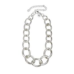 Kette mit Anhänger Collezione Alessandro "Elea" Gr. one size, Metall, silberfarben (silber) Damen Halsketten Metallgliederkette