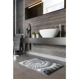 Badematte Grund Badematten Gr. rechteckig (70cm x 120cm),, grau