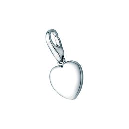 Charm Herz Giorgio Martello MILANO "Herz glänzend, Silber 925" Charms silberfarben (silber) Damen