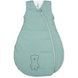 Babyschlafsack Sterntaler "mit Tiermotiv Bär Ben" Gr. L: 90 cm, 90, grün Baby Schlafsäcke