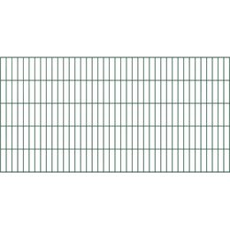 Alberts Doppelstabmattenzaun "Doppelstab-Gittermatte 6/5/6" Zaunelemente LxH: 200x100 cm Gr. H/L: 100cm x 2 m, grün