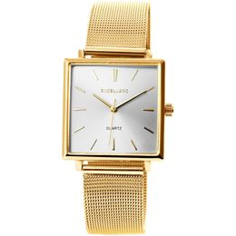 Quarzuhr Lady Armbanduhren goldfarben Damen Quarzuhr