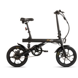 E-Bike SKYJET "1S" E-Bikes Gr. 39 cm, 16 Zoll (40,64 cm), schwarz Pedelec, Elektrofahrrad für Damen u. Herren